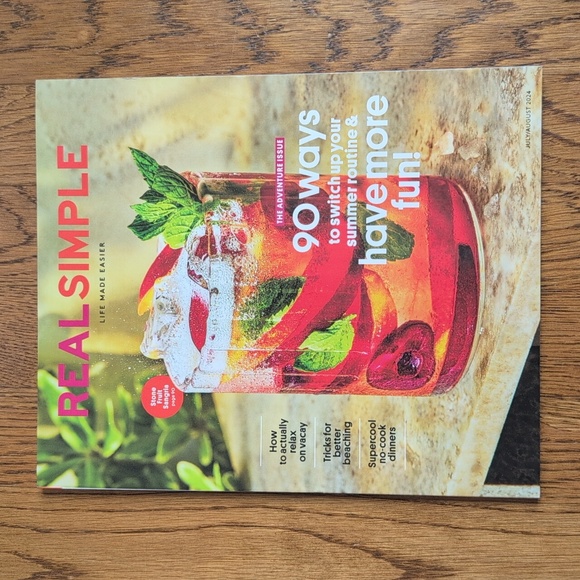 Real Simple | Other | Real Simple Magazine July August 224 The ...